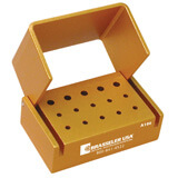 A100GOLD Aluminum Bur Block 10 FG/5 RA