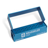 3DA702BLUE Aluminum Bur Block 23HP