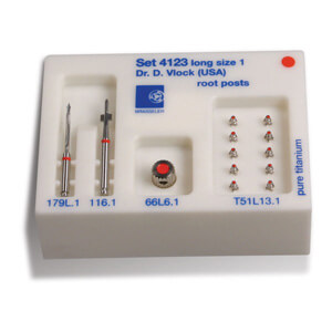 4123 Titanium Vlock Active Post Long Kit