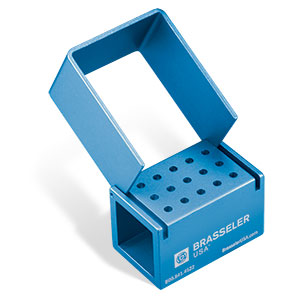 3DA700BLUE Aluminum Bur Block 15HP