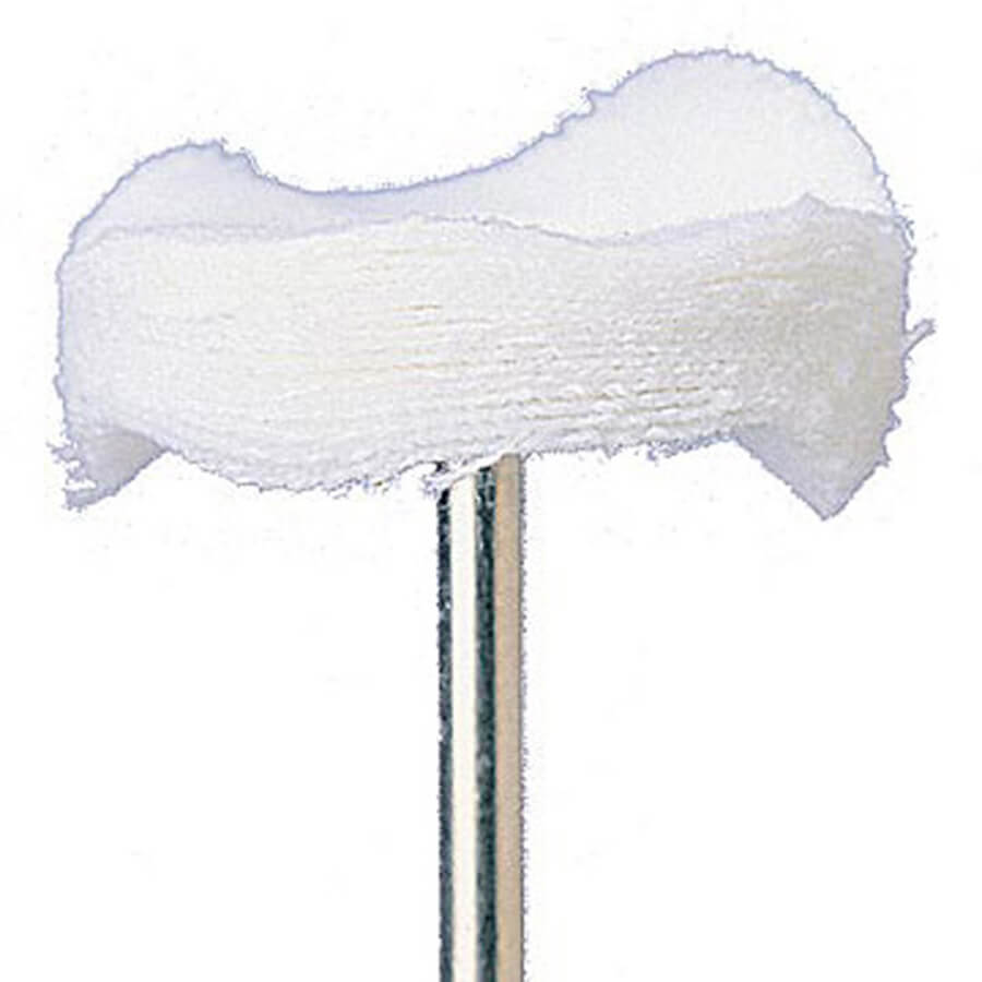 16422HP White Cloth Wheel Buff (12 Pack)